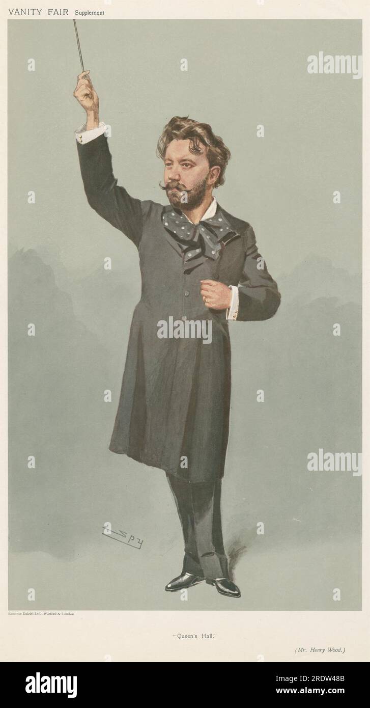 Vanity Fair: Musicians; 'Queen's Hall', Mr. Henry Wood circa 1907 by ...
