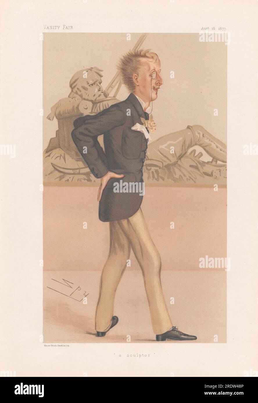 Vanity Fair - Artists. 'a Sculpture'. Lord Ronld Charles Sutherland ...