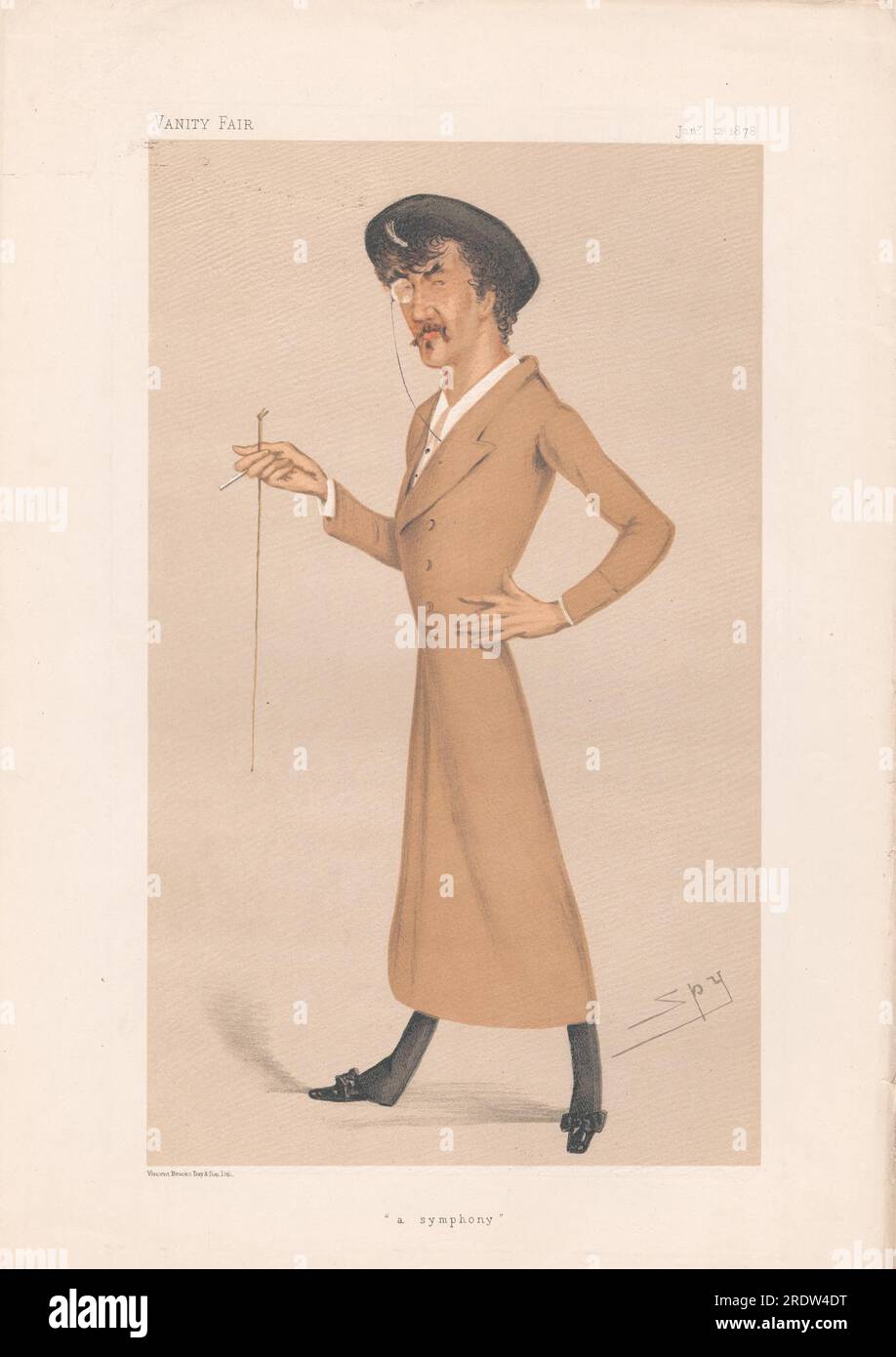 Vanity Fair - Artists. 'a symphony'. Mr. James Abbott McNeill Whistler ...