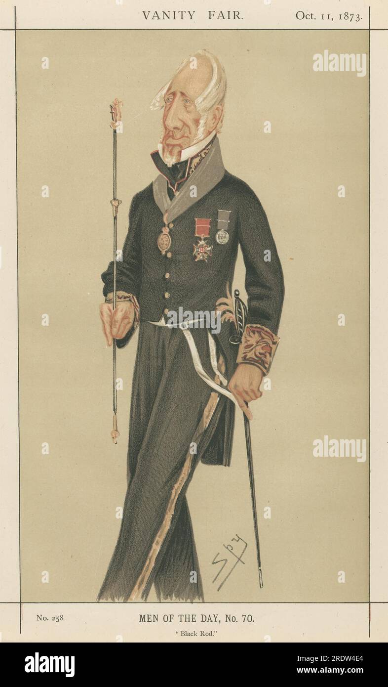 Politicians - Vanity Fair - 'Black Rod'. Sir Augustus William James ...