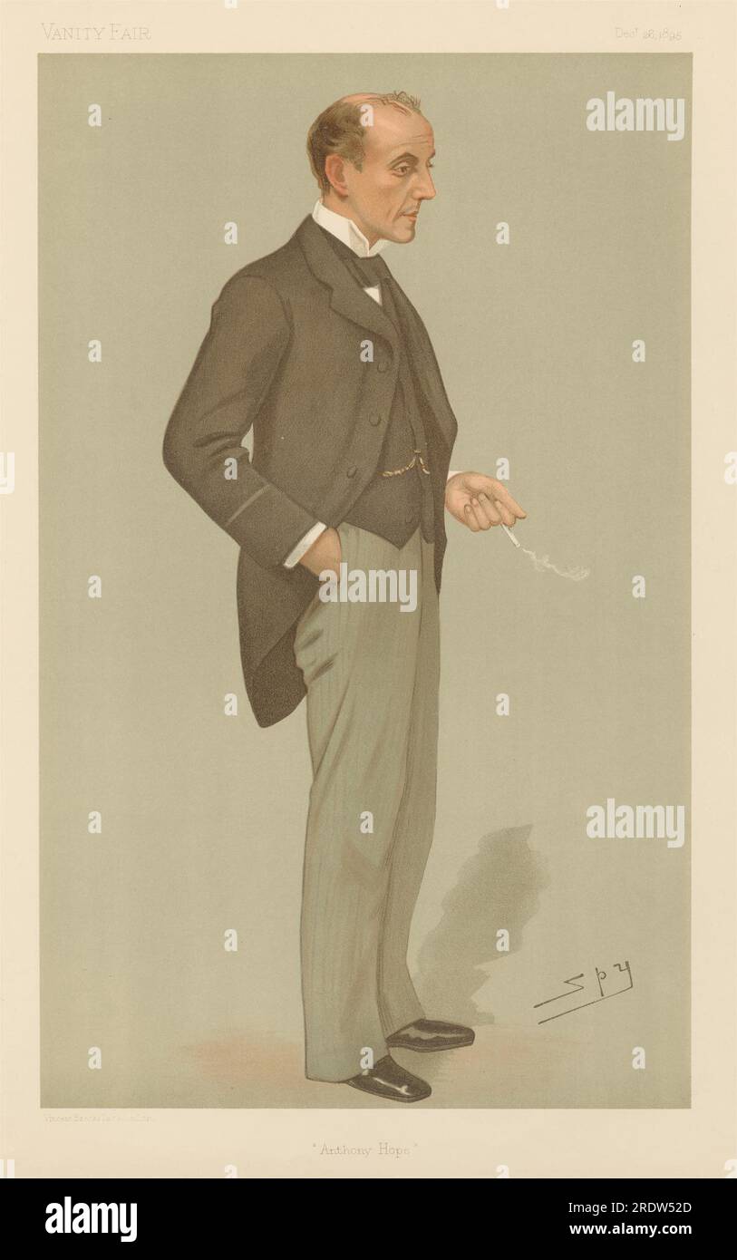 Anthony Hope, Anthony Hope Hawkins (Vanity Fair series) 1895 by Leslie ...