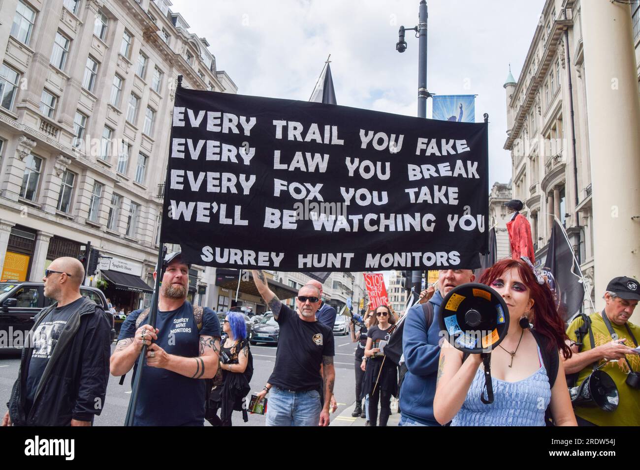 Anti hunt banners hi-res stock photography and images - Alamy