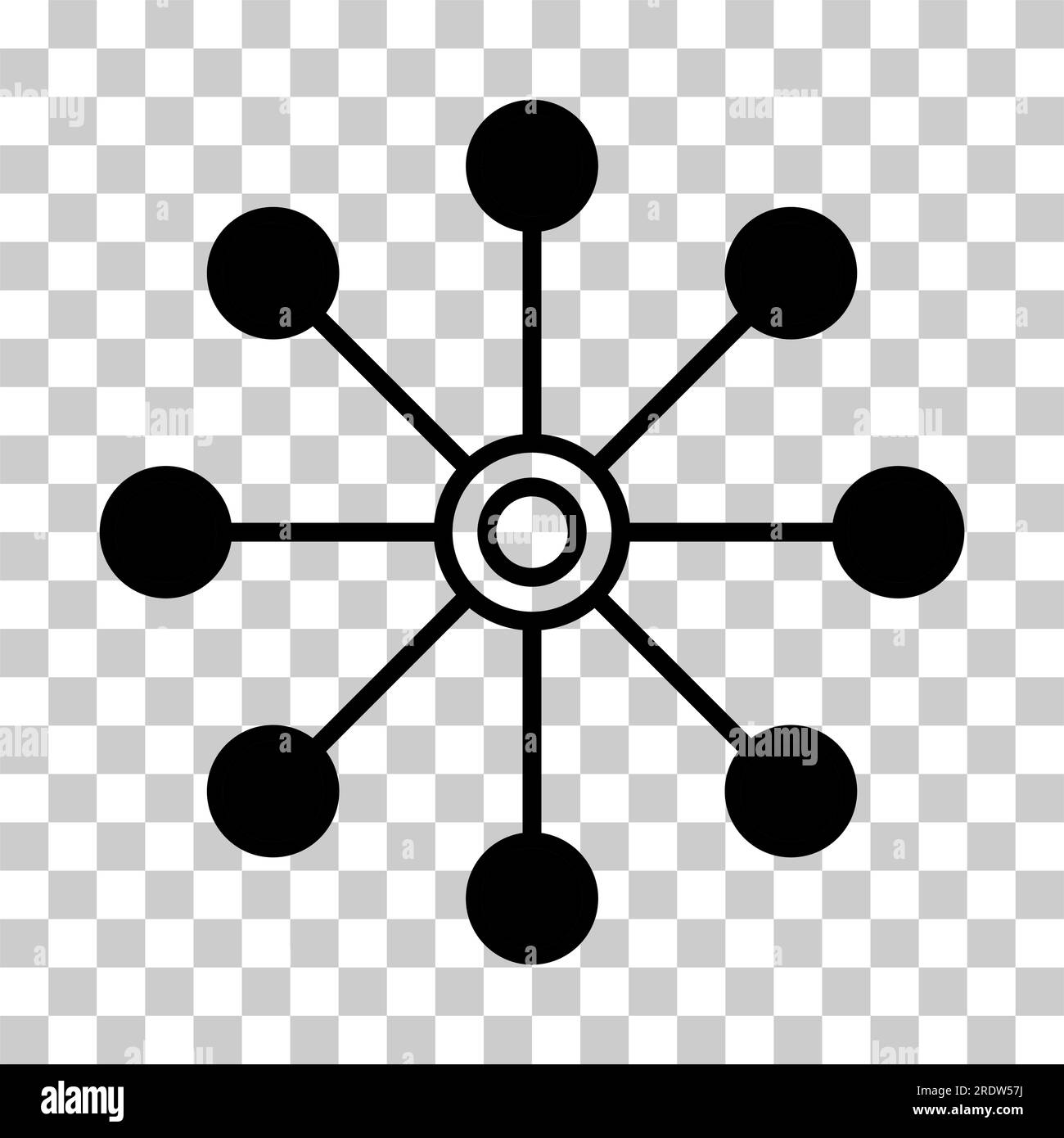 Multichannel digital design icon, omnichannel flat web symbol, internet ...