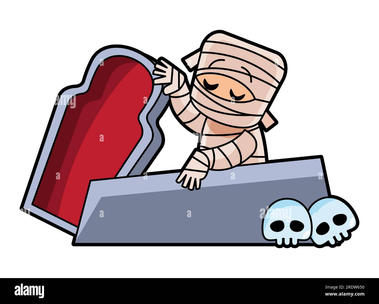 Mummy . Halloween cartoon characters . Vector Stock Vector Image & Art ...