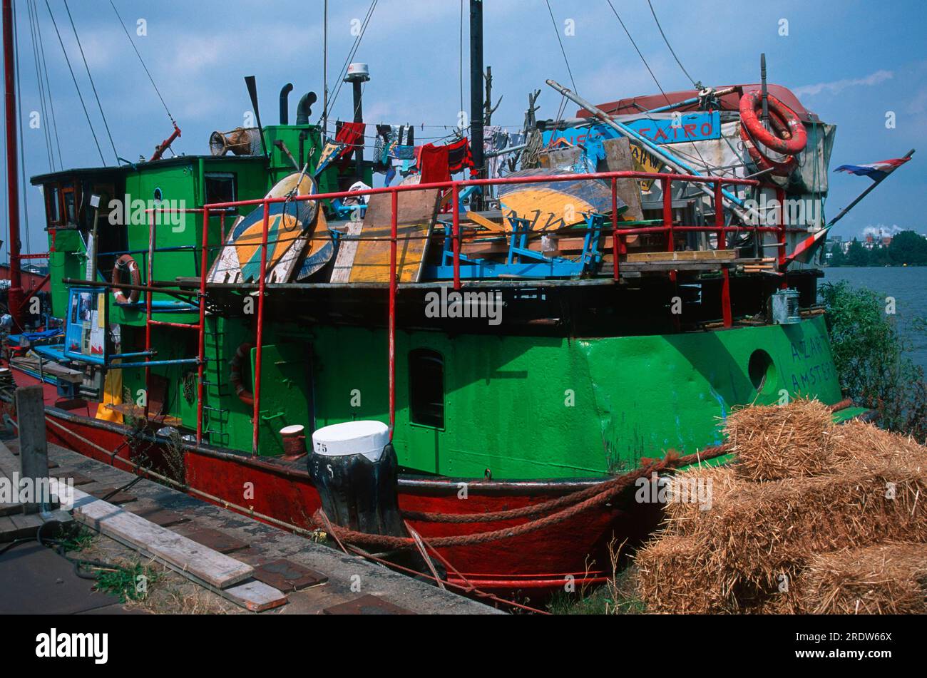 Ship, KNSM Island, Amsterdam, Netherlands Stock Photo - Alamy