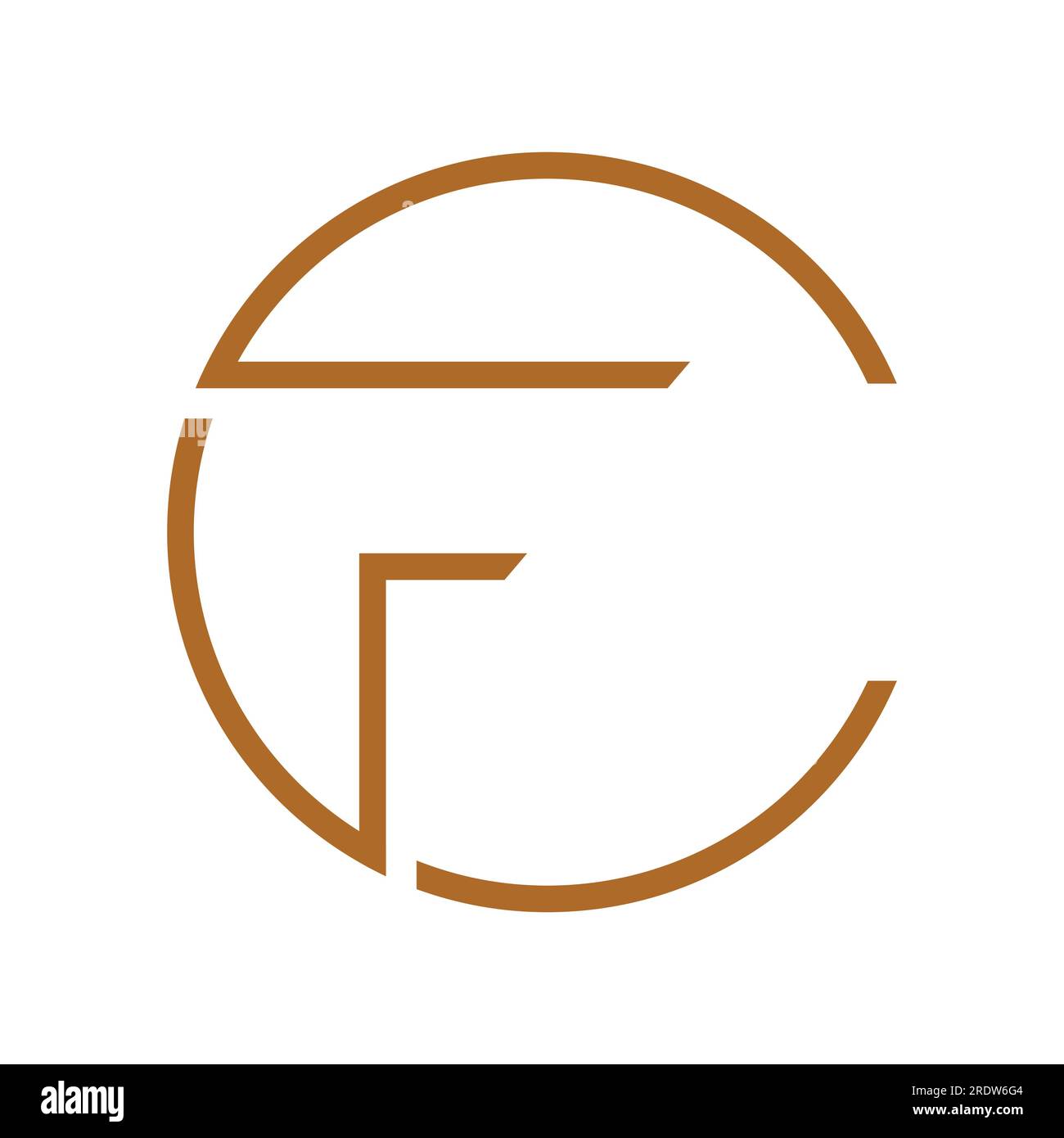 C and F vector initials design. CF and FC vector logo design Stock ...