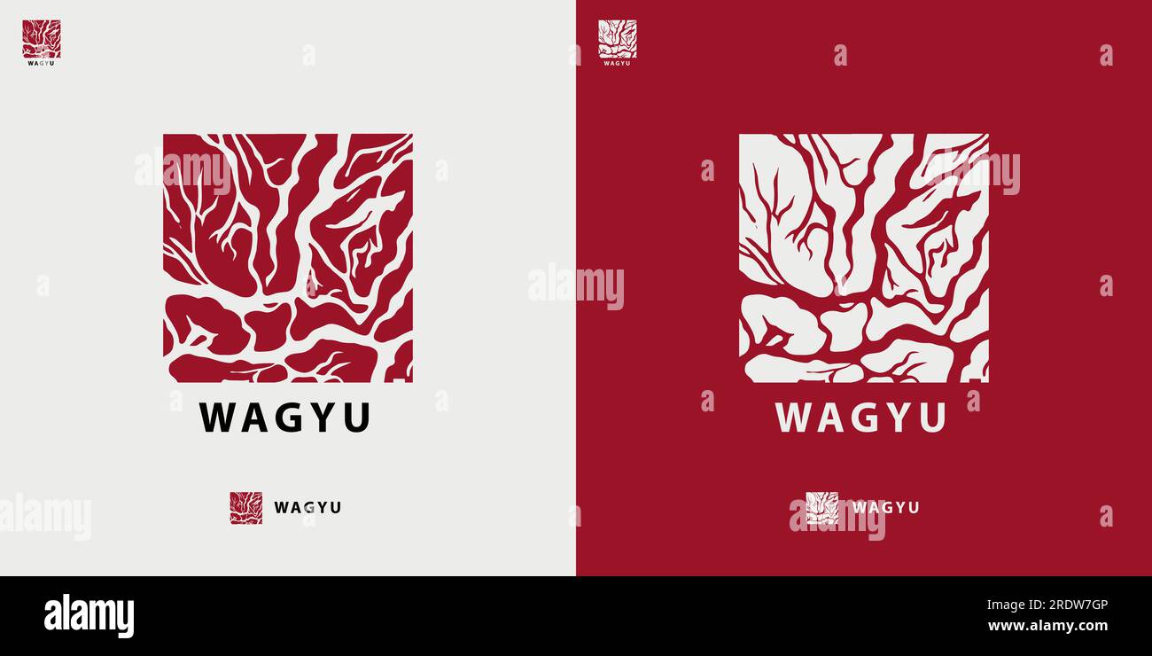 Steak house or meat shop logo design. Fresh meat texture. Logo template ...