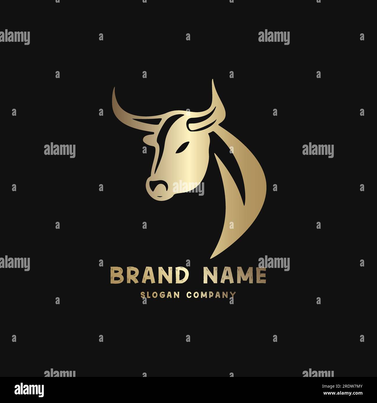 Bull logo. Premium logo for steakhouse, Steakhouse or butchery ...