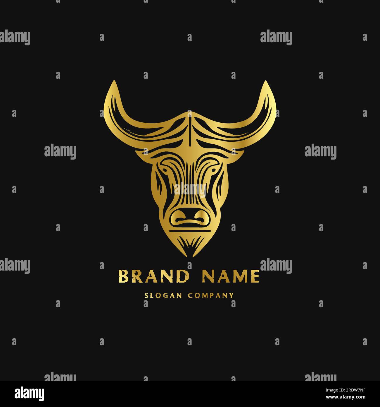 Bull logo. Premium logo for steakhouse, Steakhouse or butchery ...