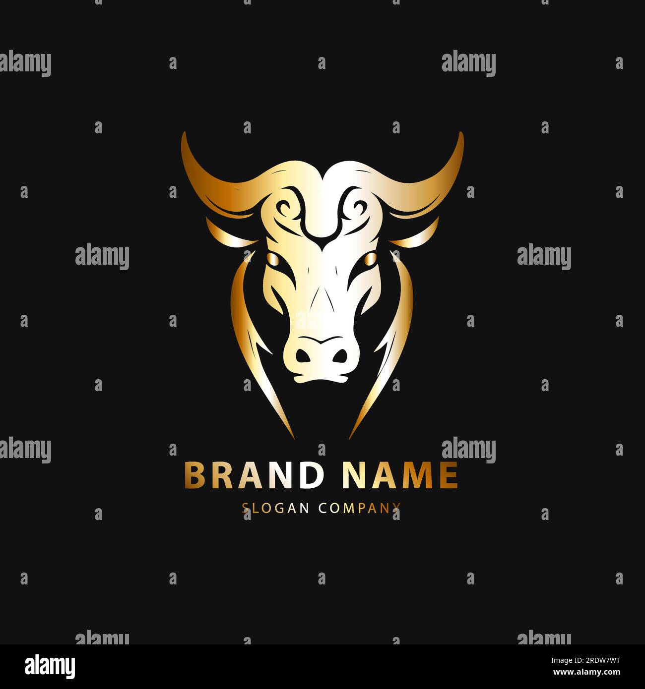 Bull logo. Premium logo for steakhouse, Steakhouse or butchery ...