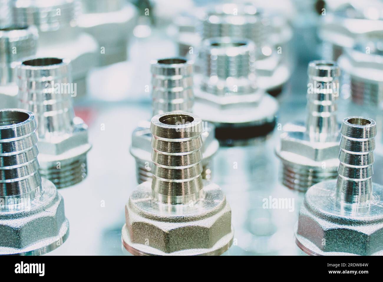 Metal adapter for the hose Stock Photo - Alamy