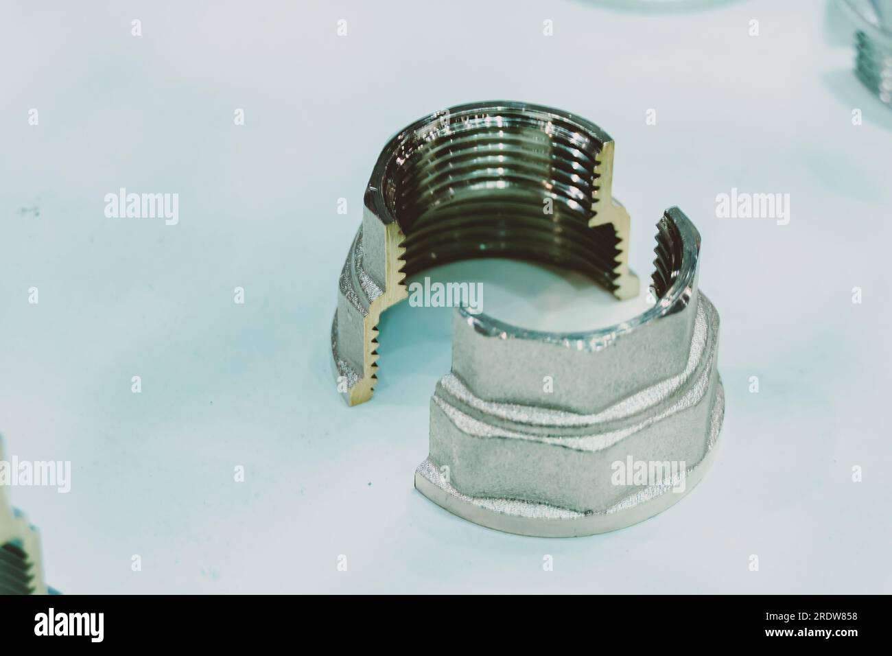 The full-through coupling is reduction in cross-section Stock Photo - Alamy