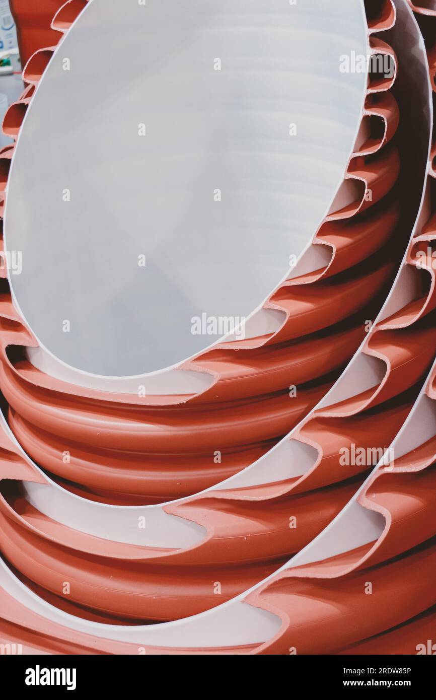 Corrugated two-layer sewer pipes for non-pressure sewer networks ...