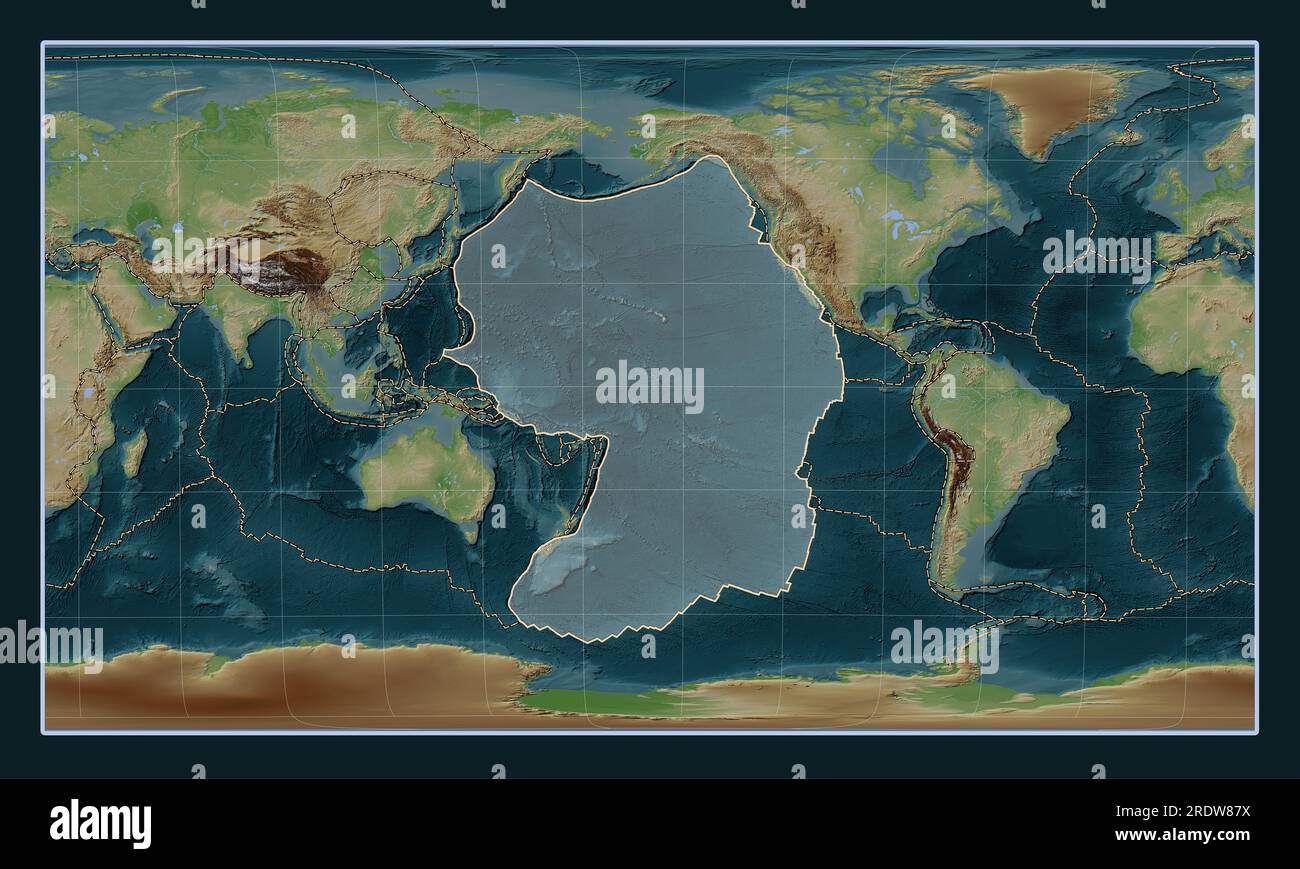 Pacific tectonic plate on the Wiki style elevation map in the Patterson ...