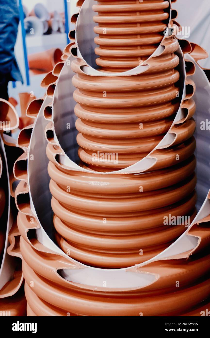 Corrugated two-layer sewer pipes for non-pressure sewer networks ...