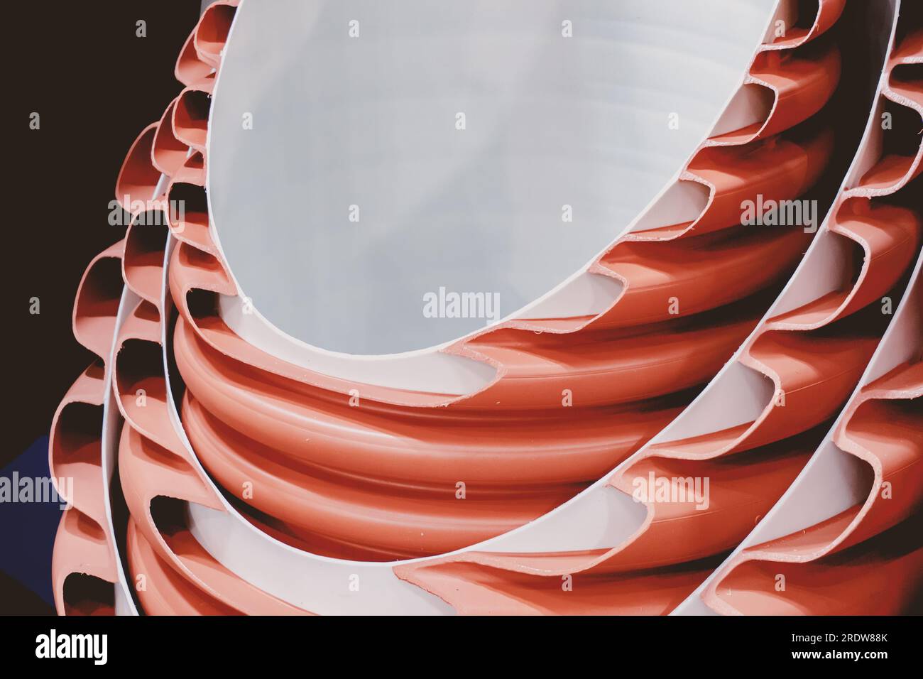 Corrugated two-layer sewer pipes for non-pressure sewer networks ...