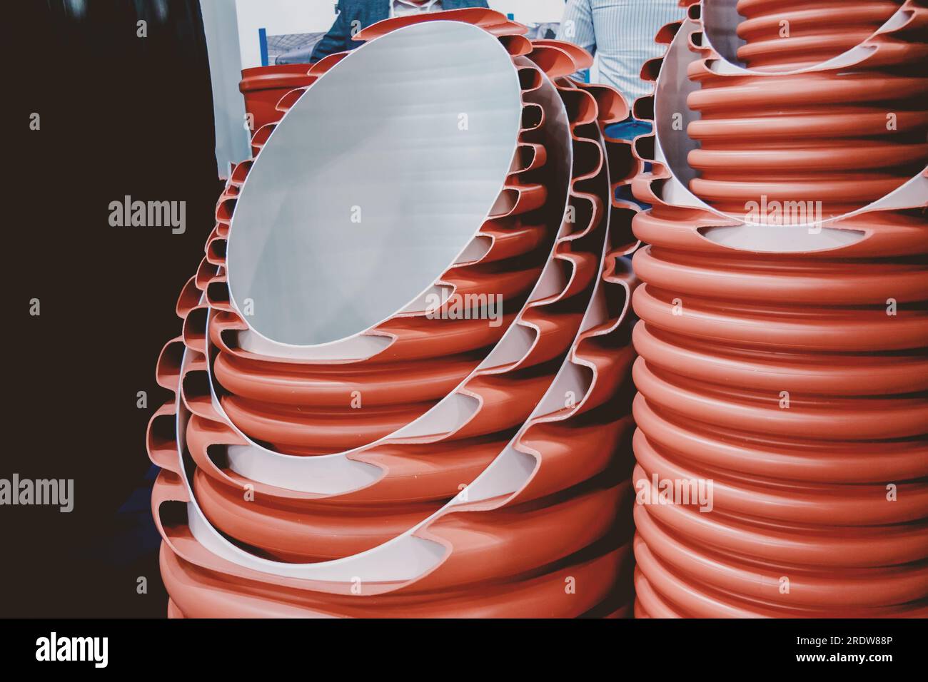 Corrugated two-layer sewer pipes for non-pressure sewer networks ...