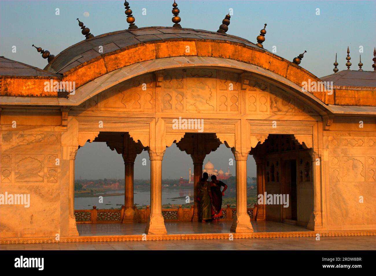 Red Fort, View of Taj Mahal, New Delhi, India, New Delhi, New Dehli ...