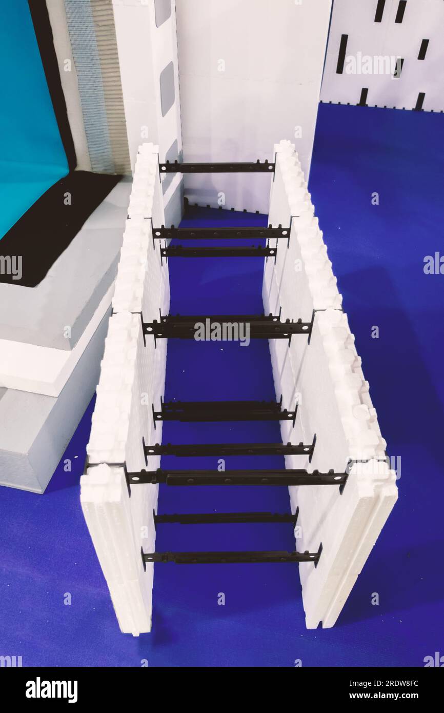Foam modular molds for pouring the foundation Stock Photo - Alamy