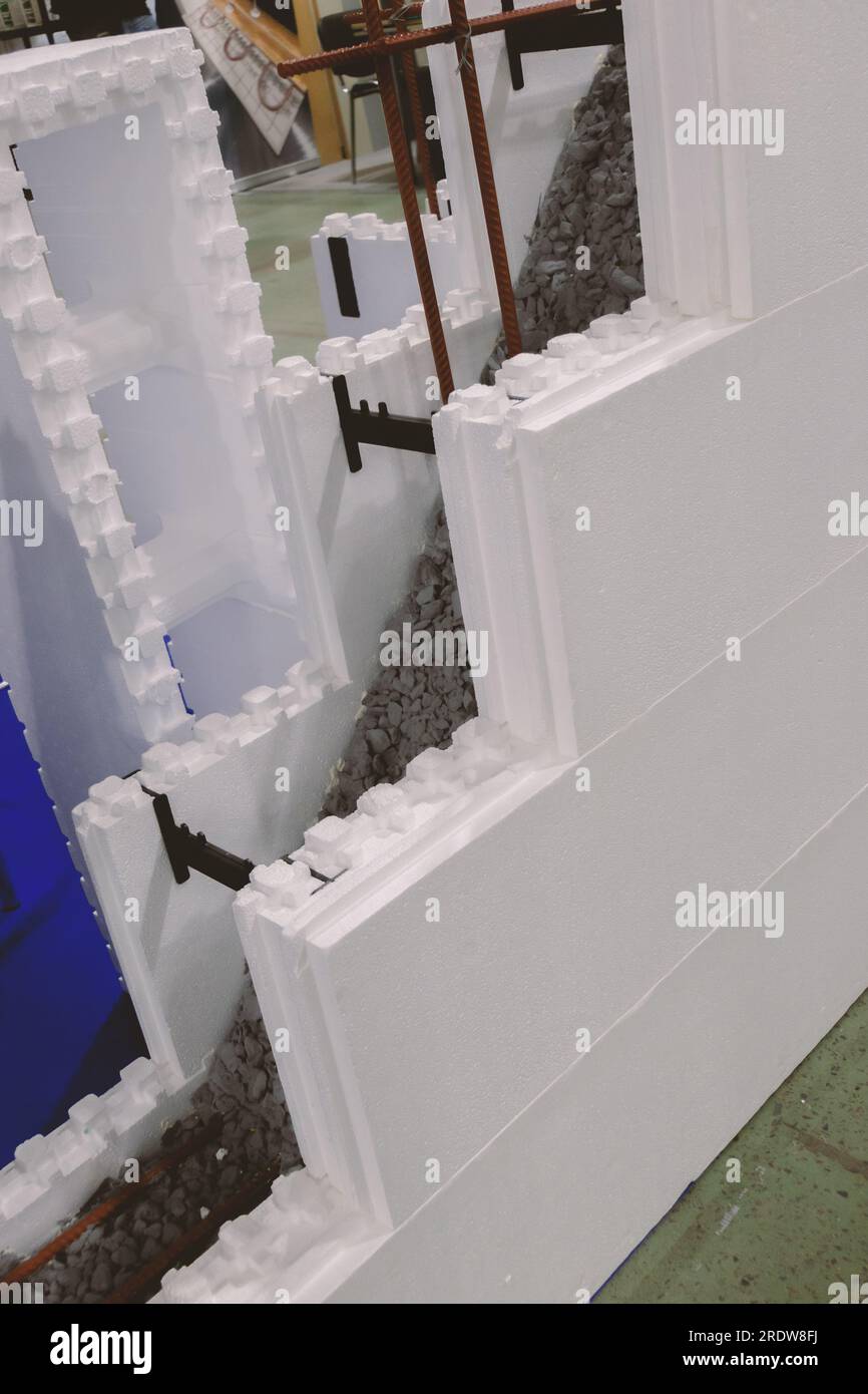 Foam modular molds for pouring the foundation Stock Photo - Alamy