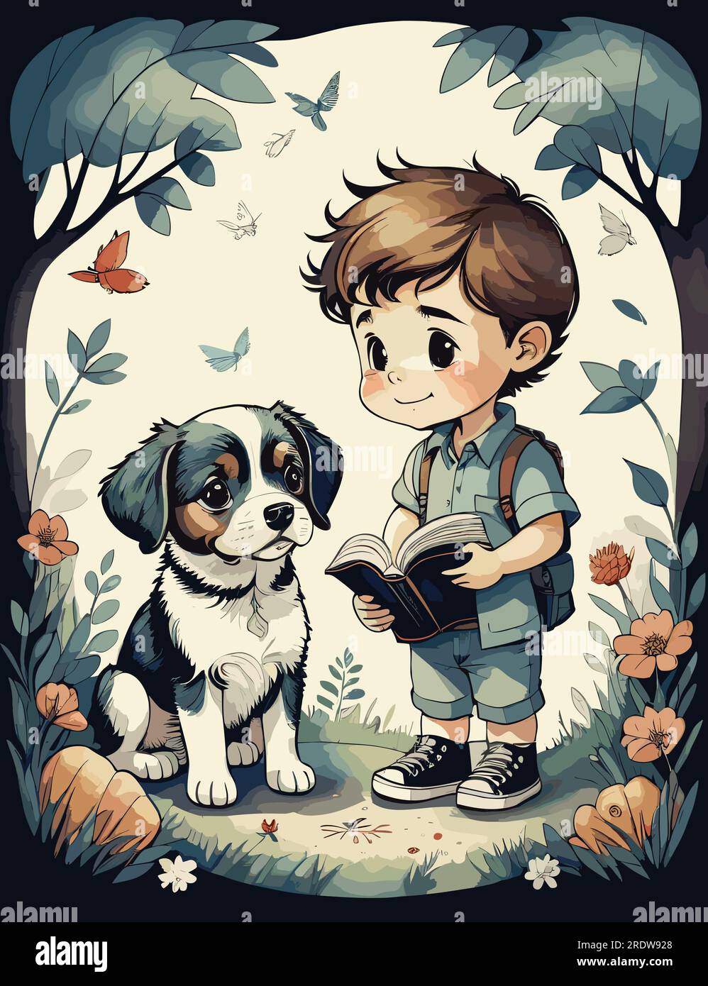 Kids picture book inspiration Stock Vector Images - Alamy