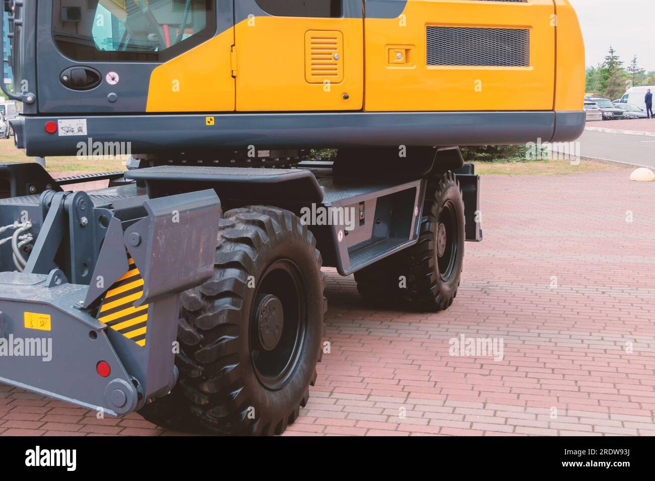The bottom of the excavator Stock Photo - Alamy