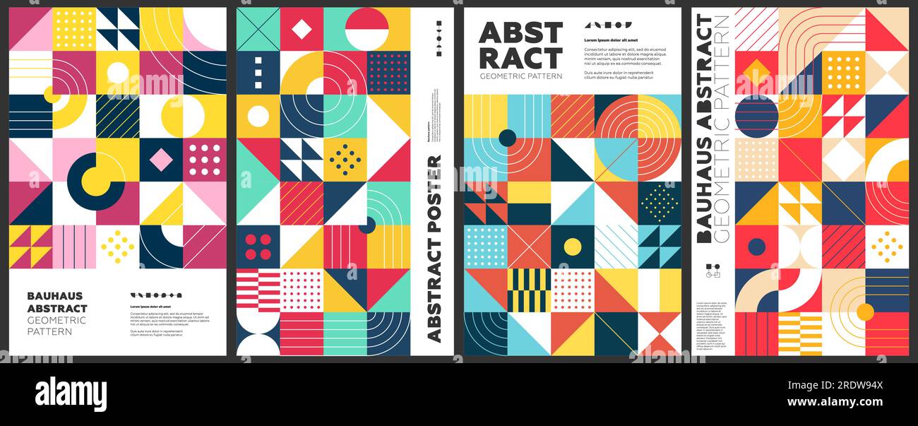 Bold combination of geometric shapes hi-res stock photography and ...