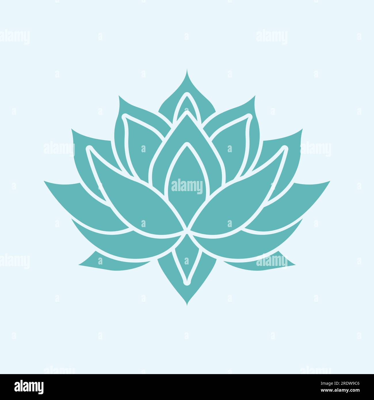 Lotus flower vector icon design. Floral logo design Stock Vector Image ...