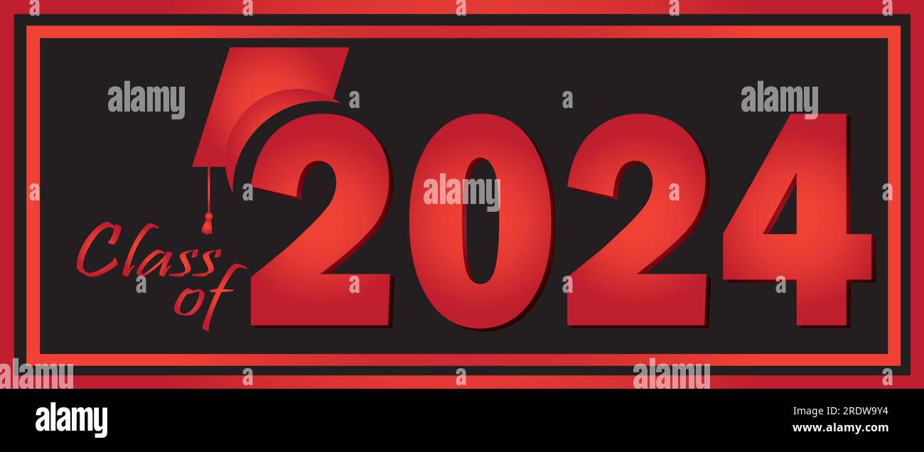 Graduation celebration cap red Stock Vector Images - Alamy