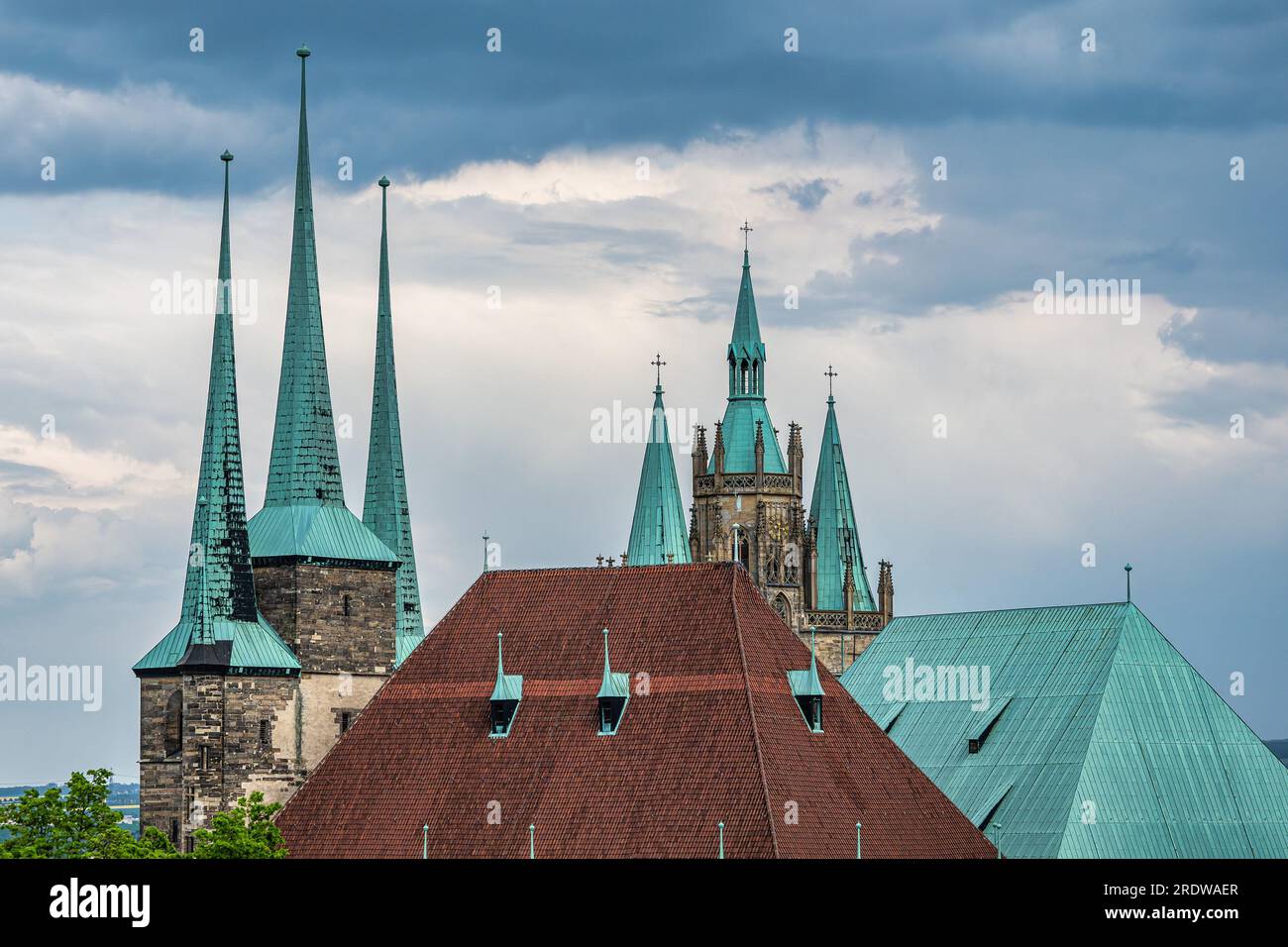 Erfurt Cathedral and Collegiate Church of St Mary, Erfurt, Germany ...