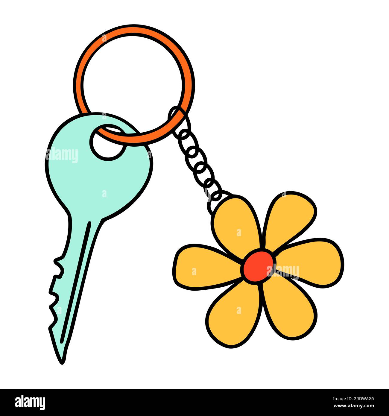 Cartoon old key Stock Vector Images - Alamy