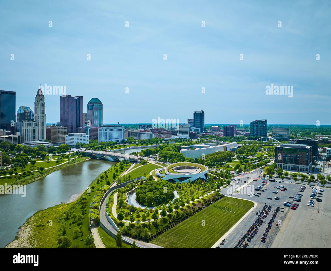 National veterans memorial and museum aerial hi-res stock photography ...