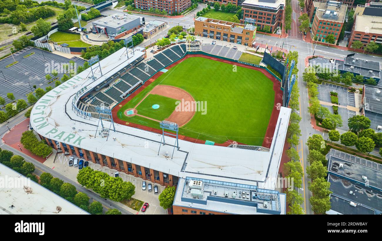 Huntington park aerial hi-res stock photography and images - Alamy