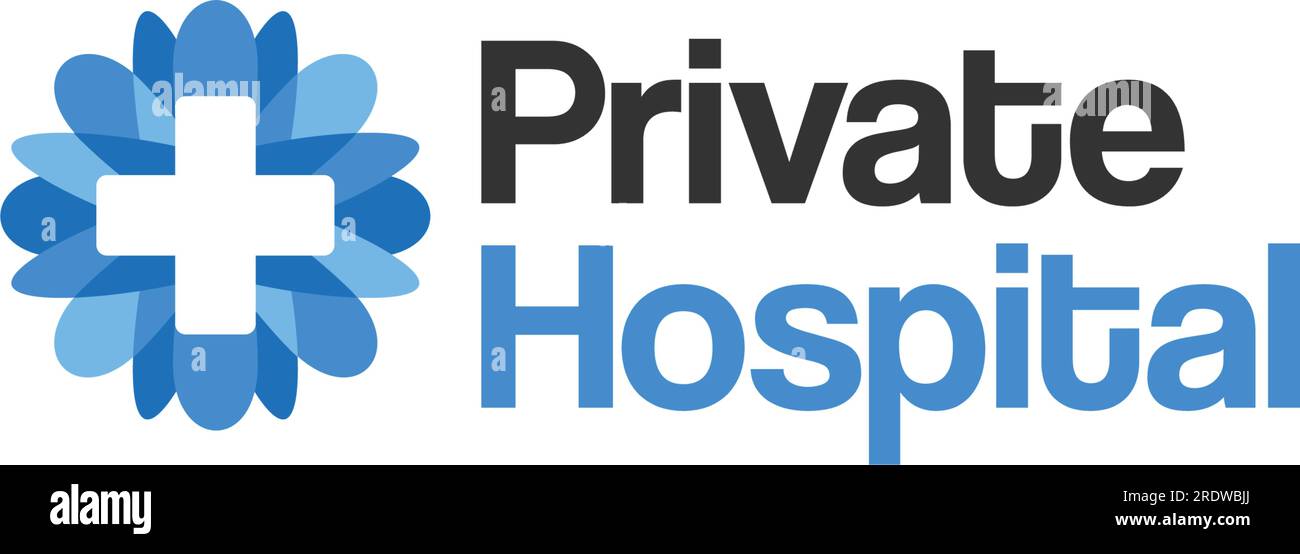 Modern Private Hospital Plus Leaf logo design Stock Vector Image & Art ...