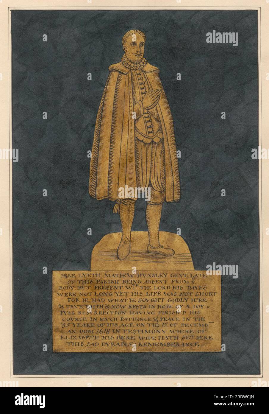 Brass Plate for Mathew Hunsley between 1796 and 1811 by Daniel Lysons ...