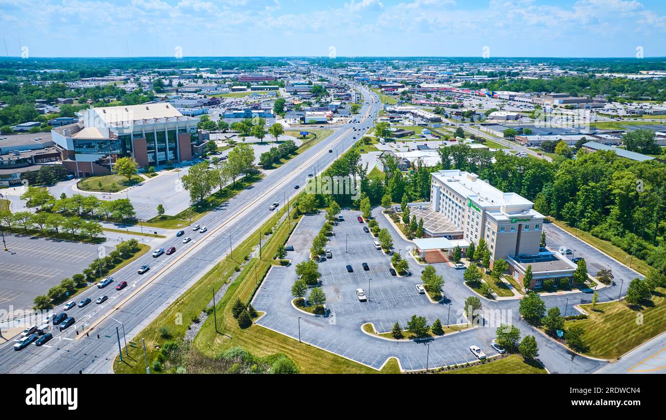 Purdue campus aerial hi-res stock photography and images - Alamy