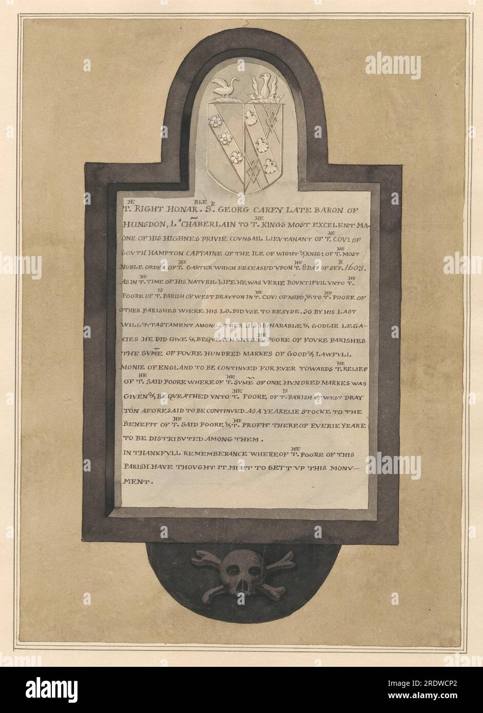 Sir george carey hi-res stock photography and images - Alamy