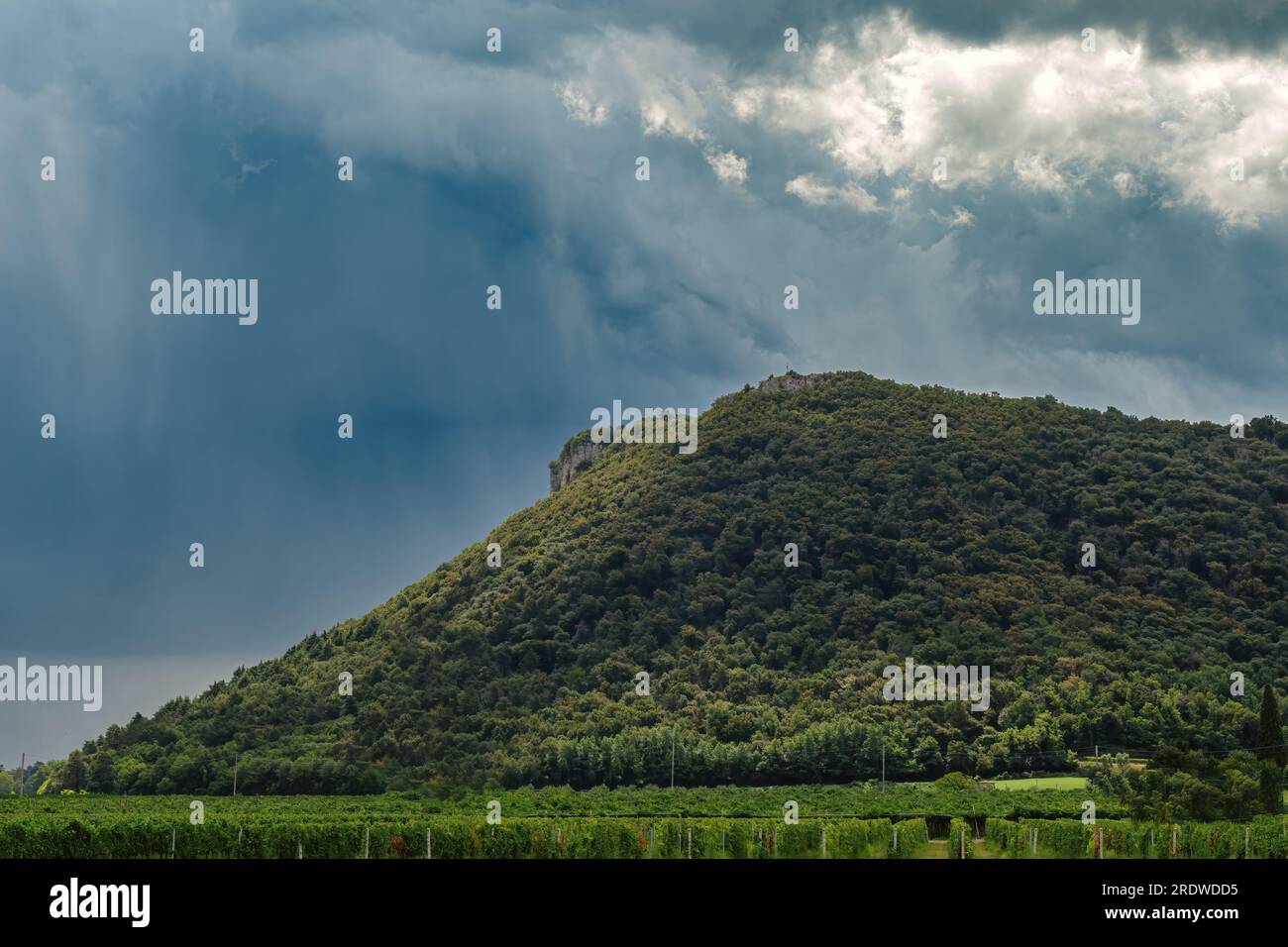 A fine art photograph of Monte Moscal in the province of Verona, before ...