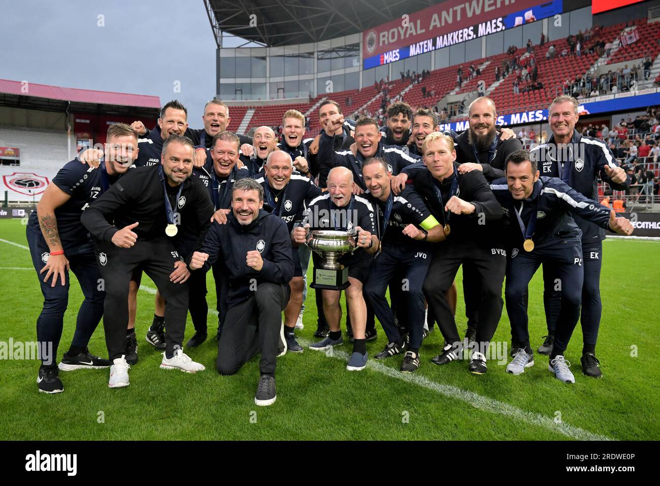 ANTWERP - Royal Antwerp FC trainer coach Mark van Bommel after the end ...