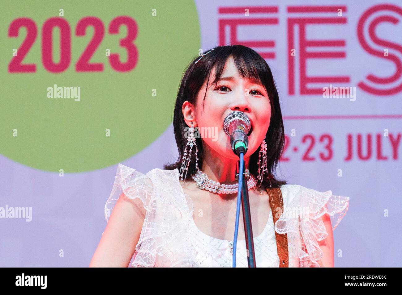 London, UK. 23rd July, 2023. MION, an award-winning Japanese singer ...