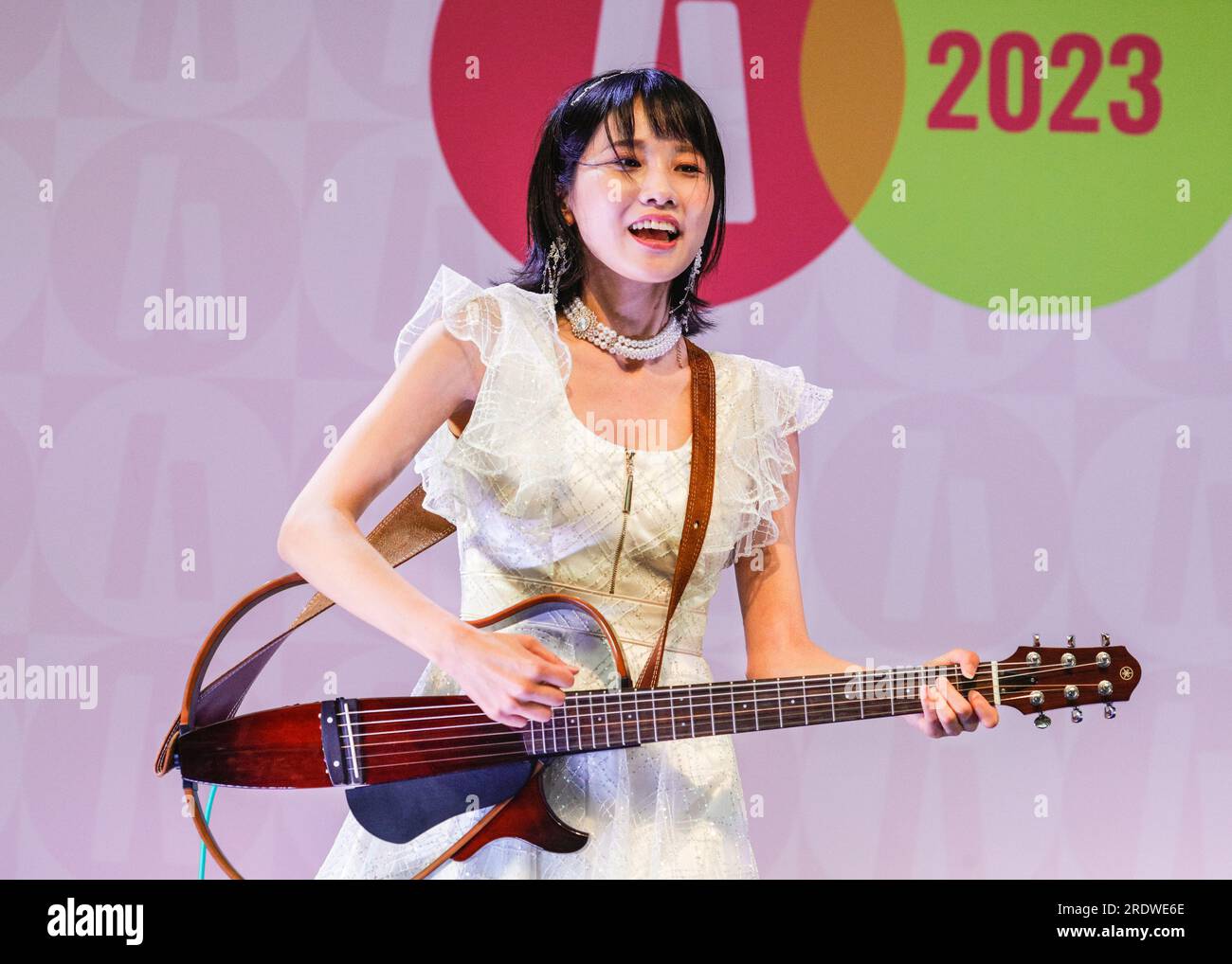 London, UK. 23rd July, 2023. MION, an award-winning Japanese singer ...