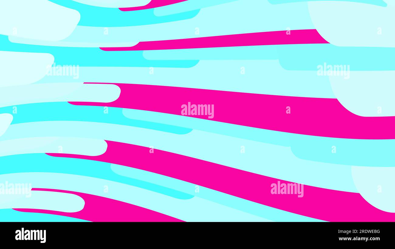 Simple background from minimalistic magical multicolored curved concave ...
