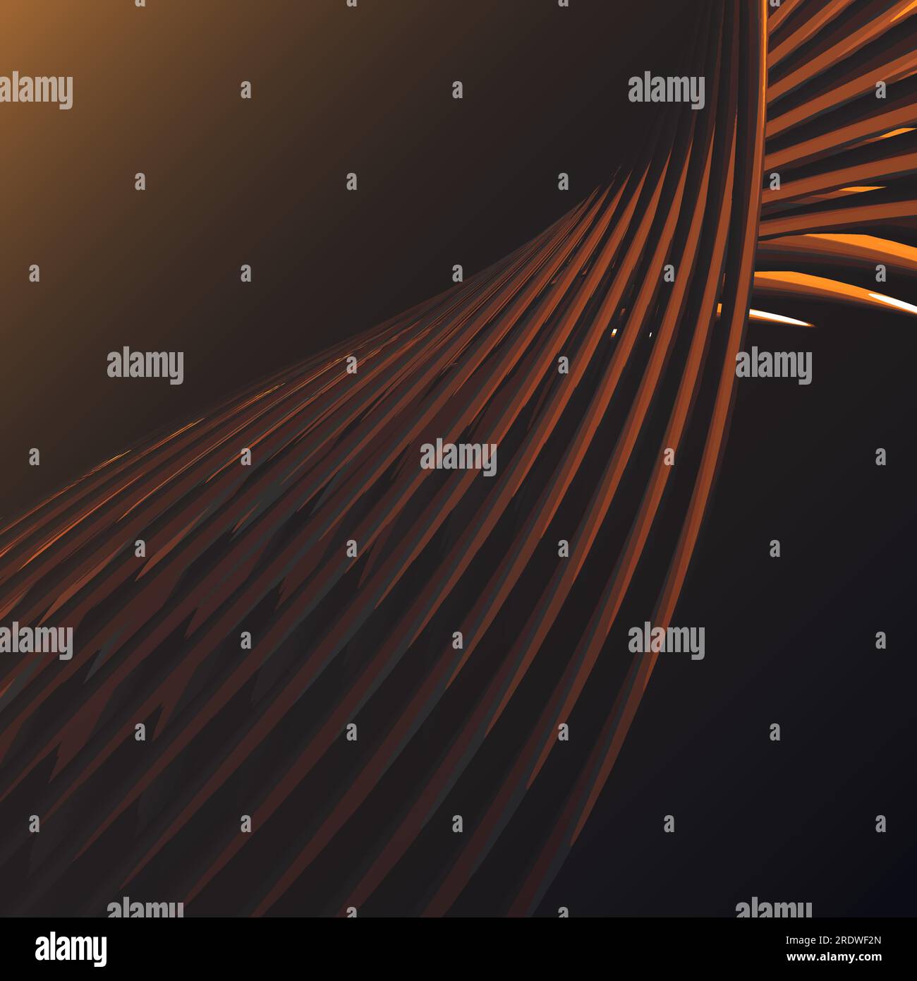 Beautiful yellow abstract magical energy electric spiral twisted cosmic ...