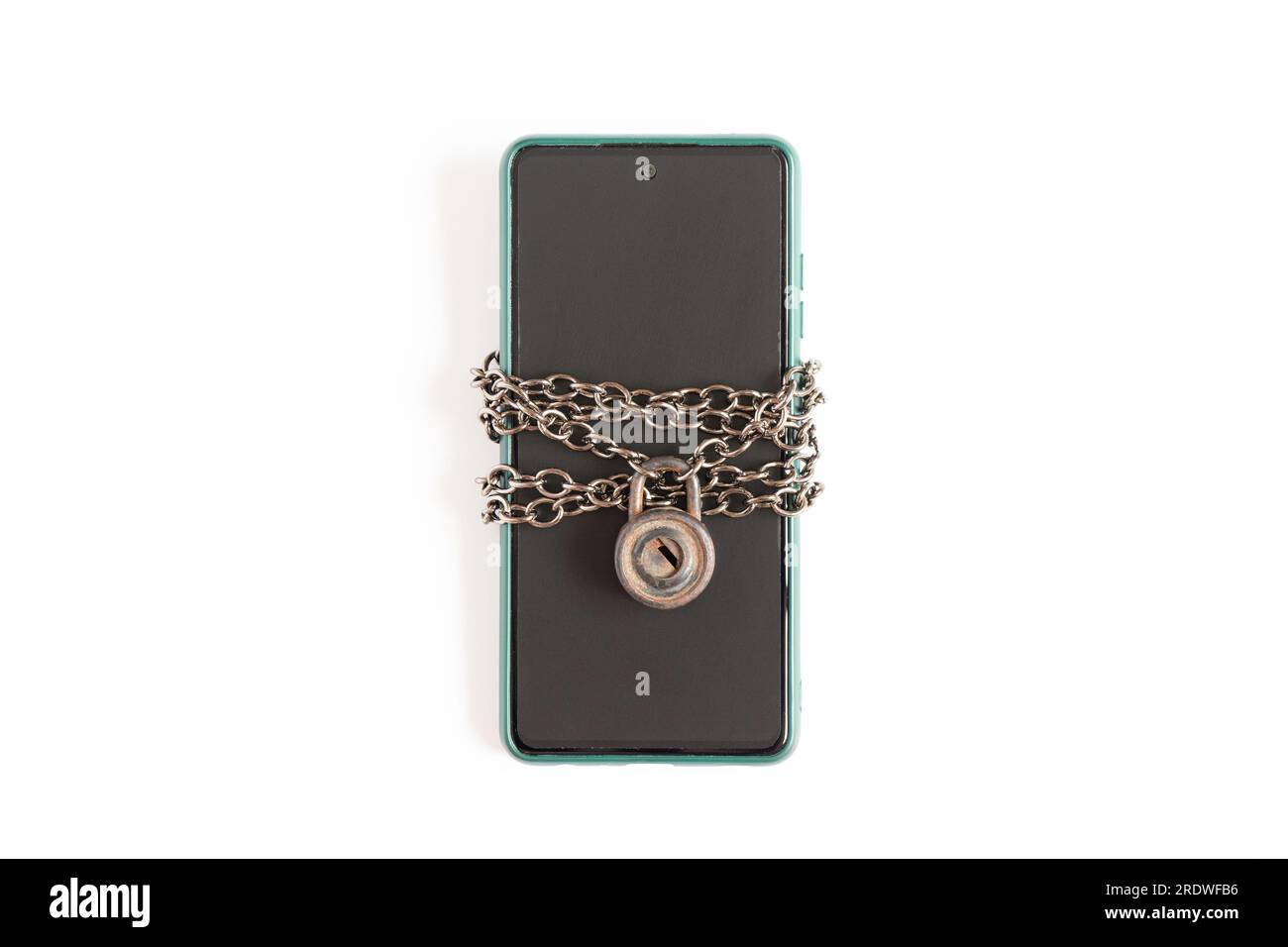 Chained to phone hi-res stock photography and images - Alamy