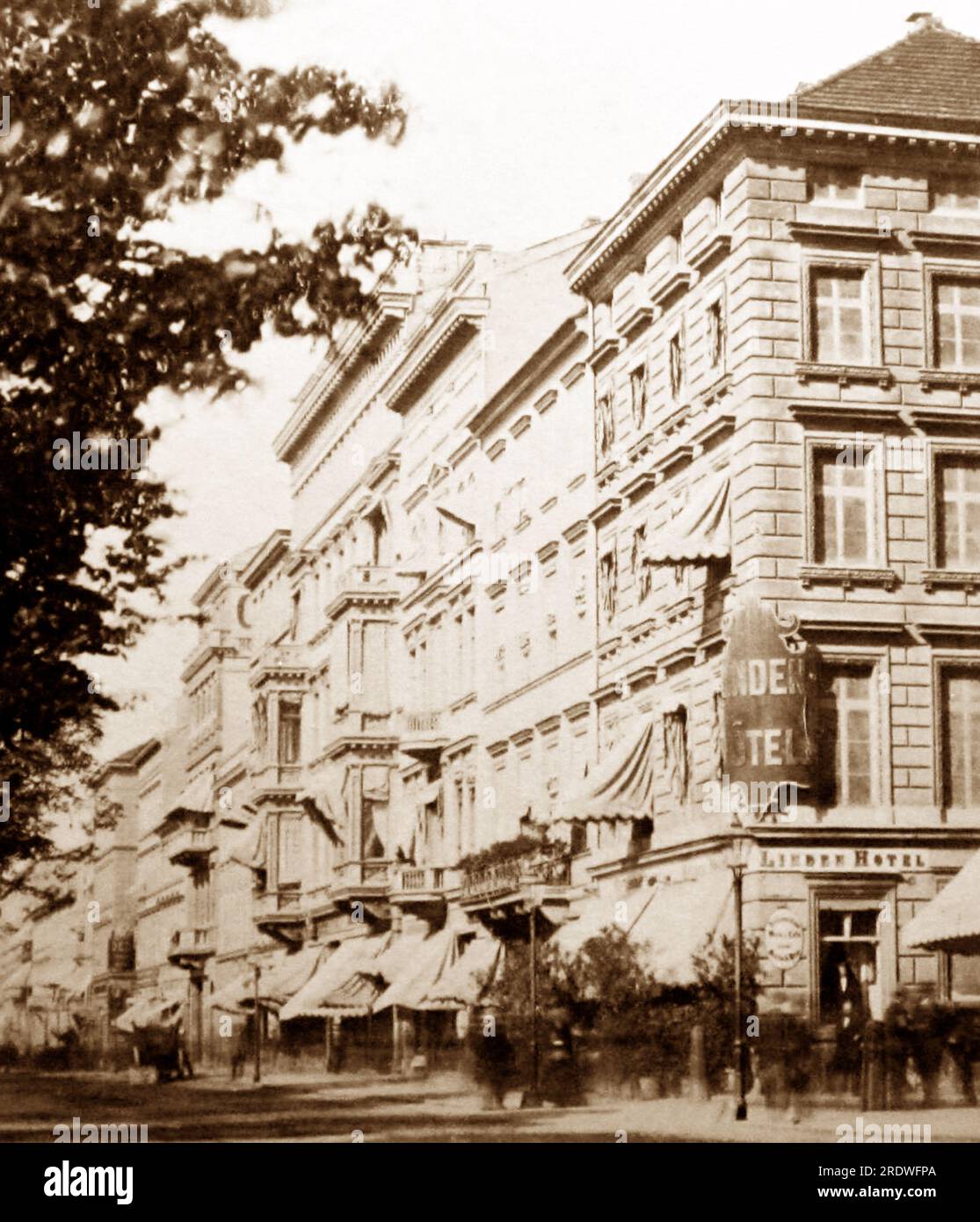 Linden Hotel, Berlin, Germany, Victorian period Stock Photo - Alamy