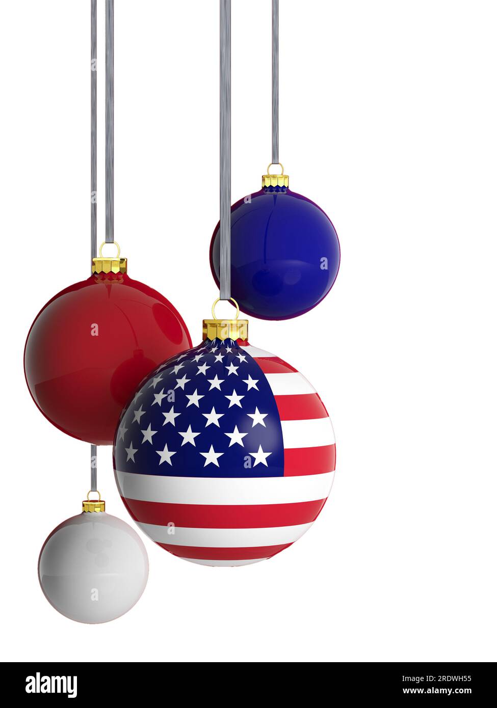3d ball usa flag hi-res stock photography and images - Alamy