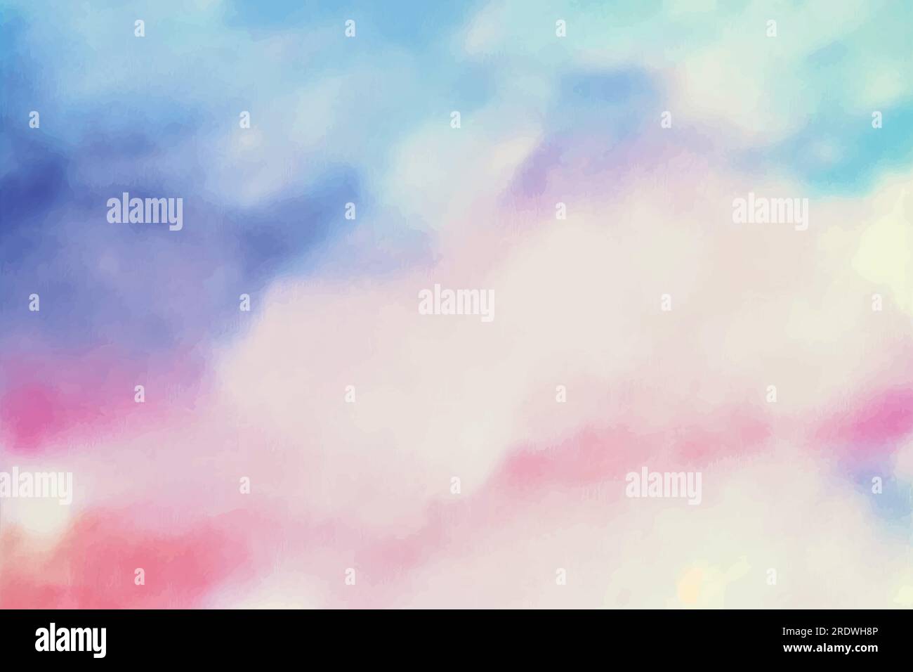 Abstract soft color pastel watercolor background Stock Vector Image ...