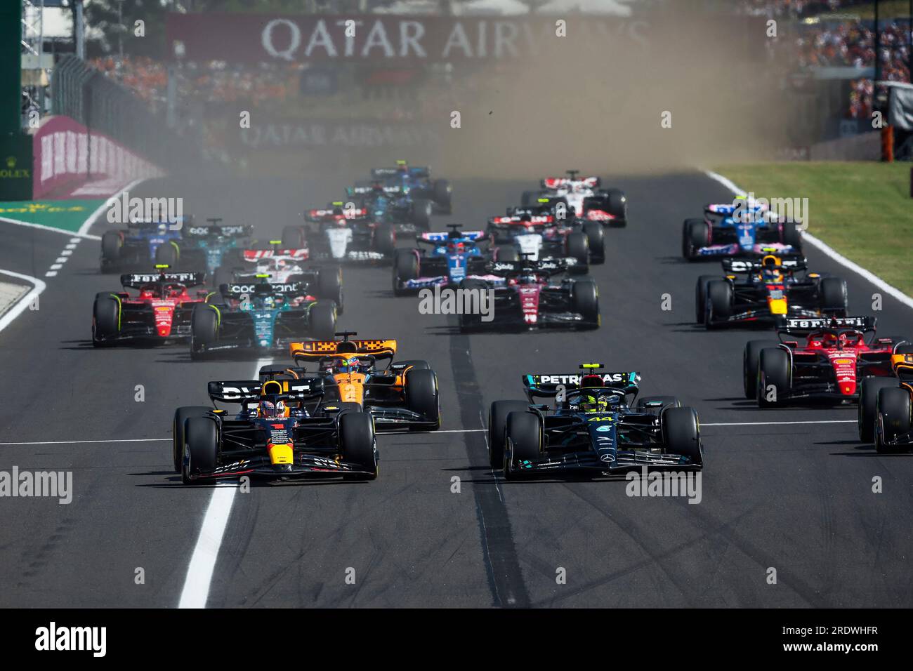 Budapest, Hungary. 23rd July, 2023. Start, #1 Max Verstappen (NLD ...