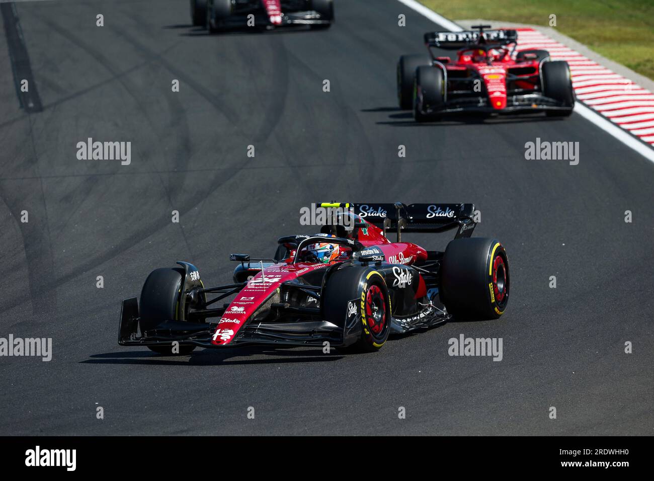 Budapest, Hungary. 23rd July, 2023. #24 Guanyu Zhou (CHN, Alfa Romeo F1 ...