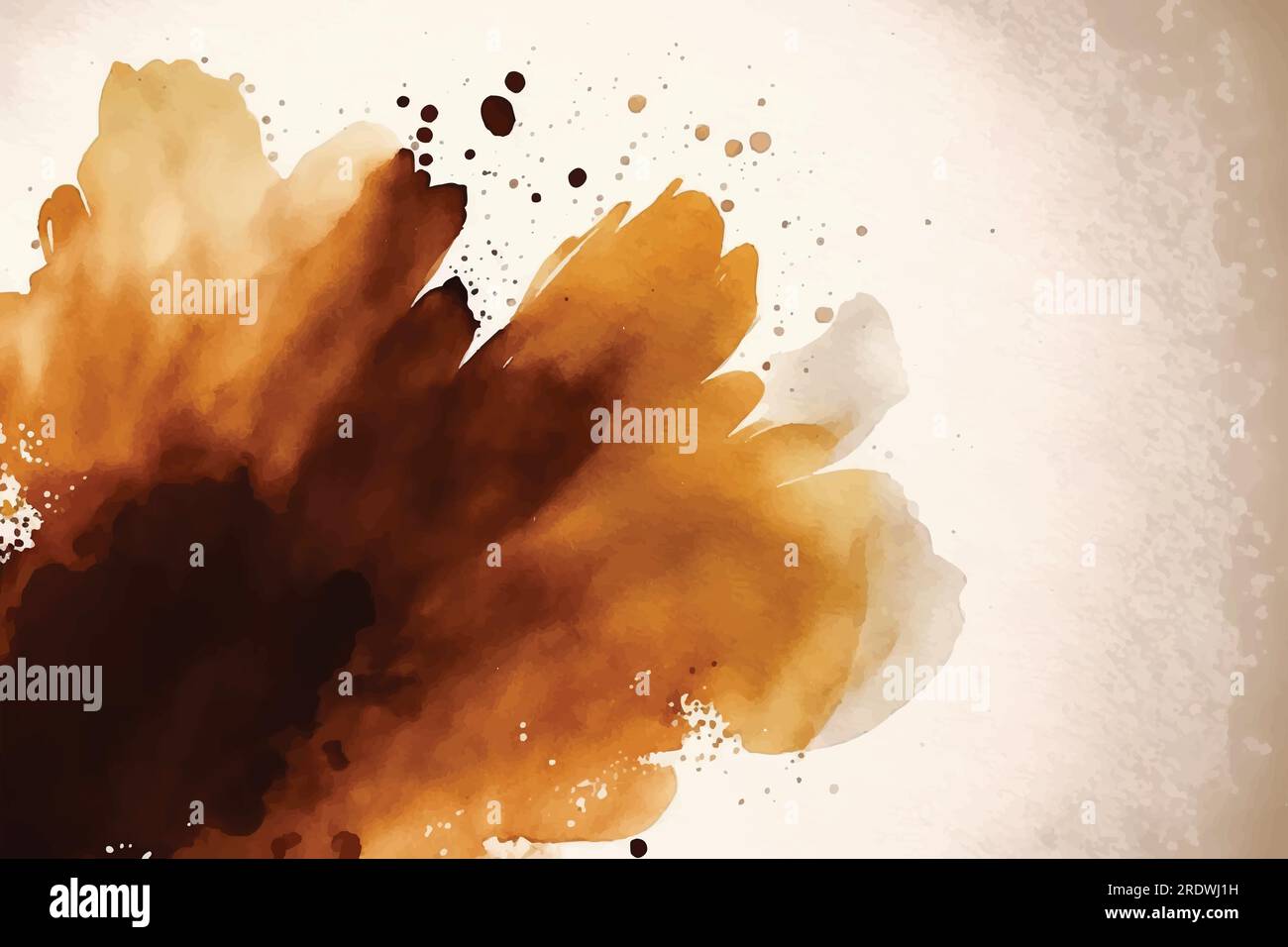Abstract color brown ink watercolor hi-res stock photography and images ...
